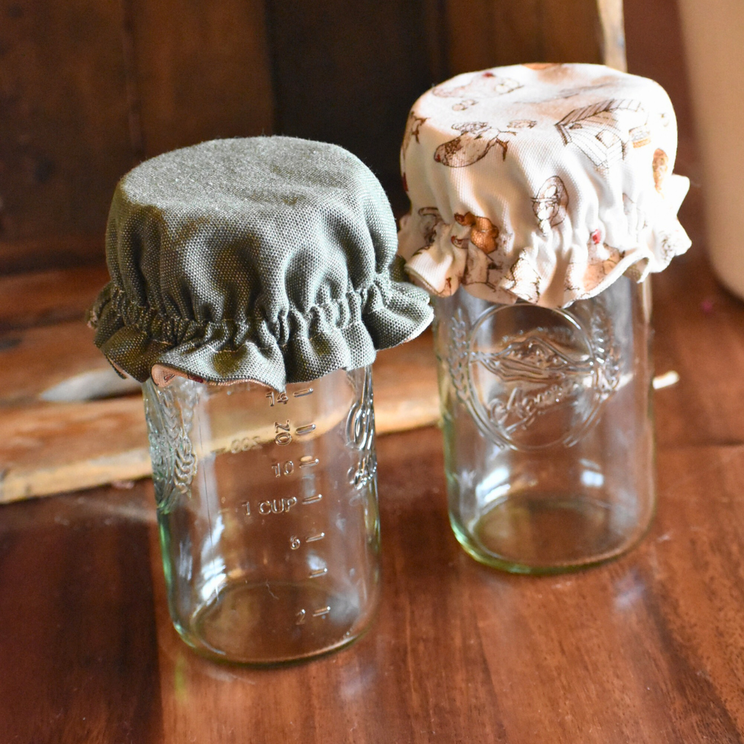 100% Cotton Jar Covers – Home[stead] Made Store